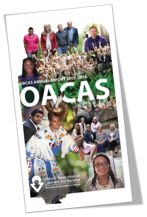 OACAS Annual Report cover 2015-2016 – Ontario Association of Children's ...