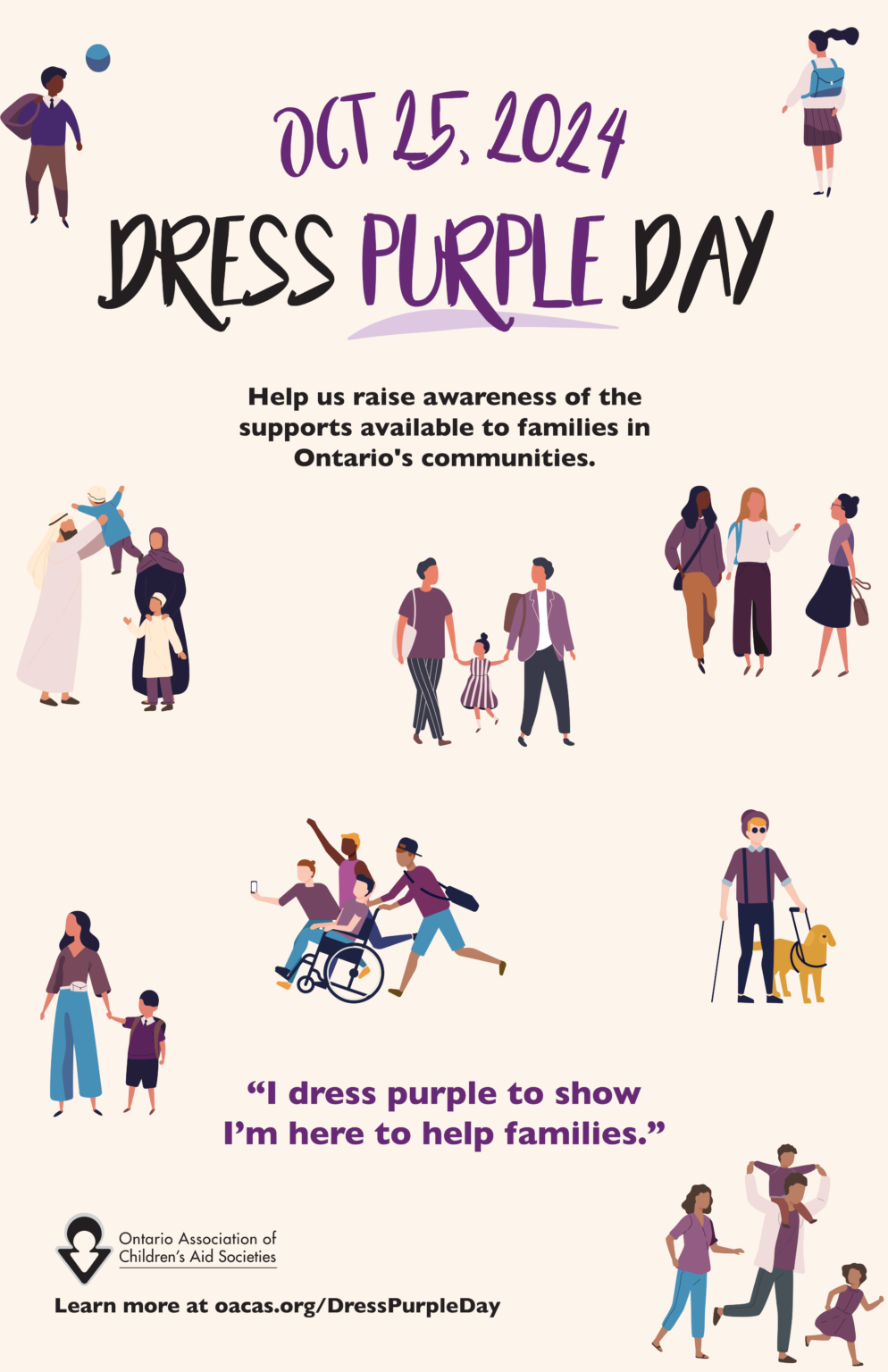 Dress Purple Day – Ontario Association of Children's Aid Societies