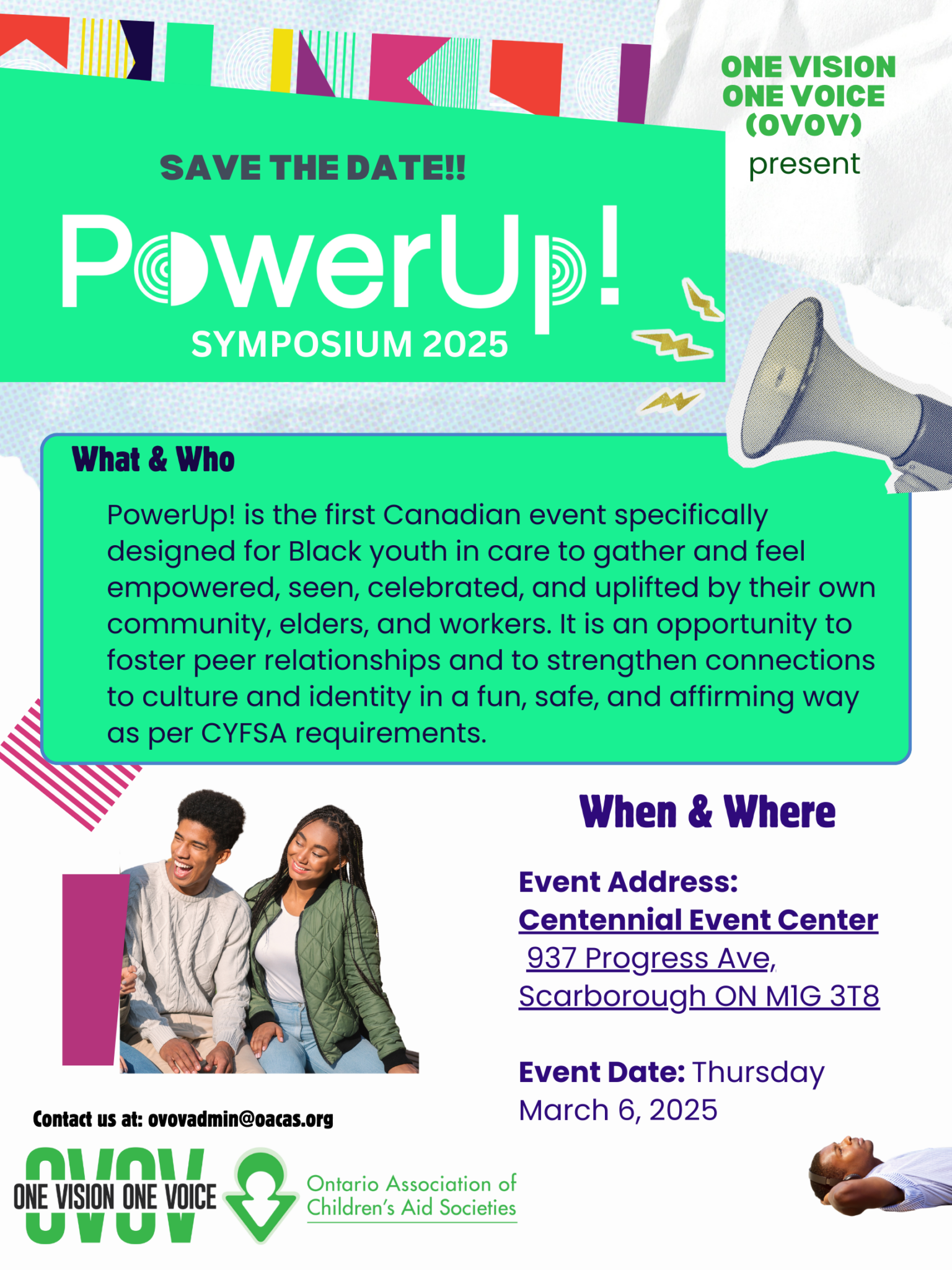 PowerUp Poster – Ontario Association of Children's Aid Societies